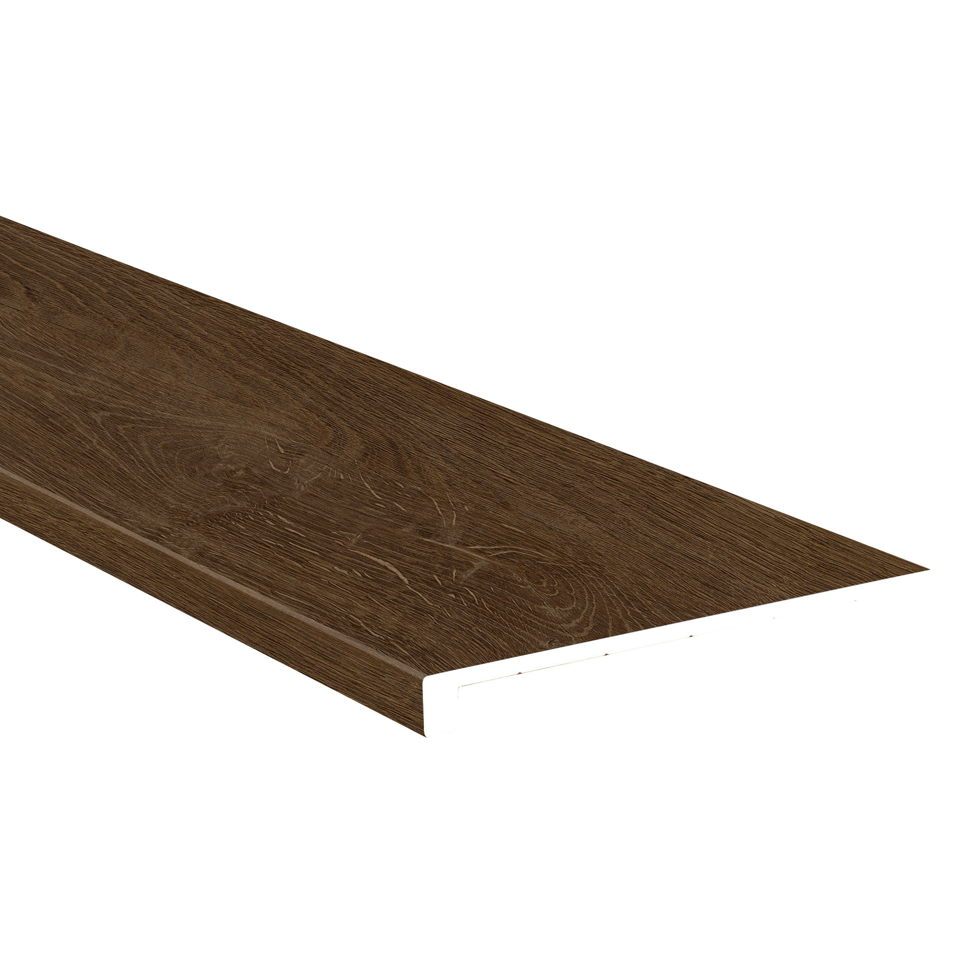 MSI Luxury Vinyl Stair Tread Eased Edge 1.25" Thick x 12.01" Wide x 47. ...