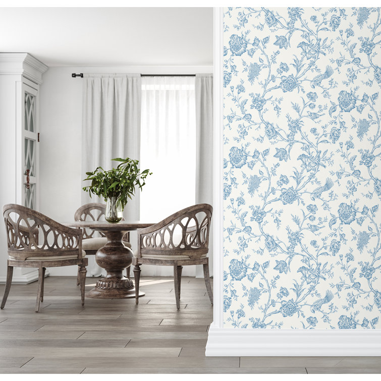 Canora Grey Crishawn Peel & Stick Floral Roll & Reviews | Wayfair