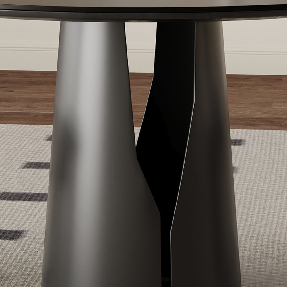 Elamer Italian style light luxury round table sets - Wayfair Canada