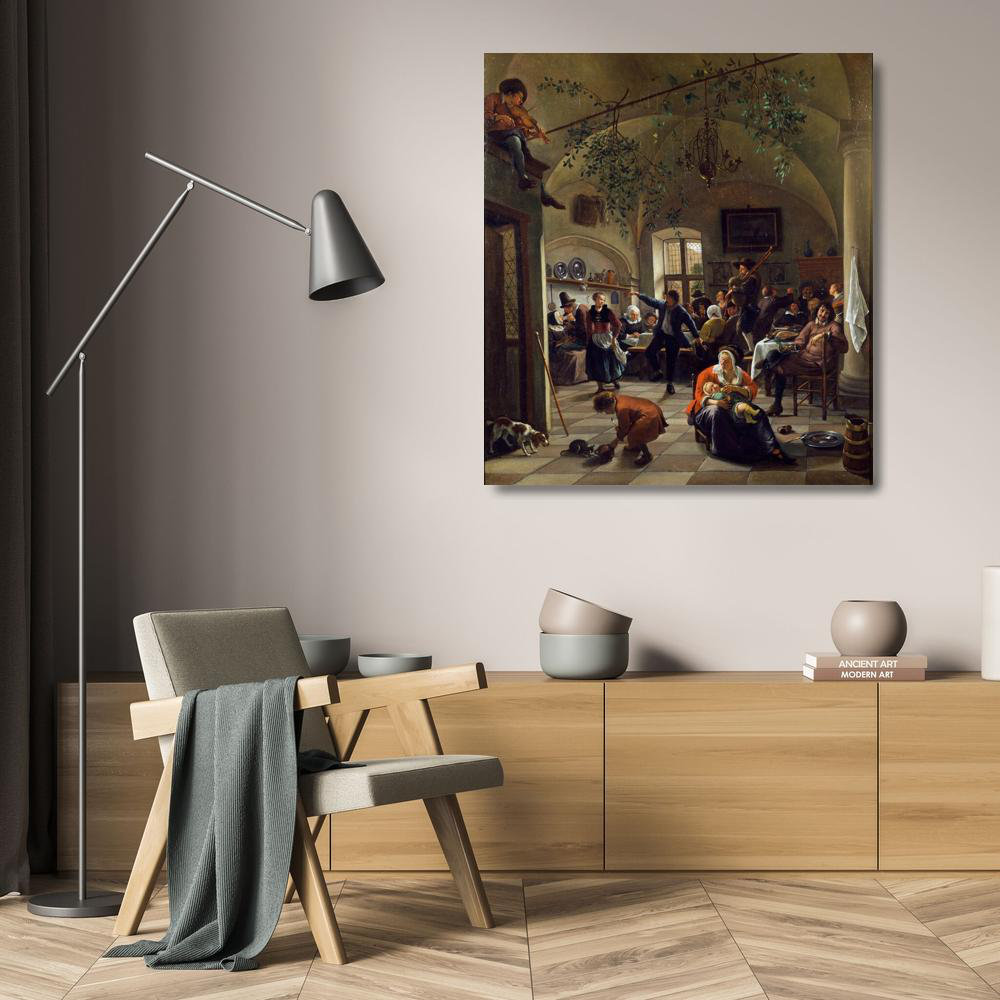 Astoria Grand "Merrymake in a Tavern" par Jan Steen - Art mural sur ...