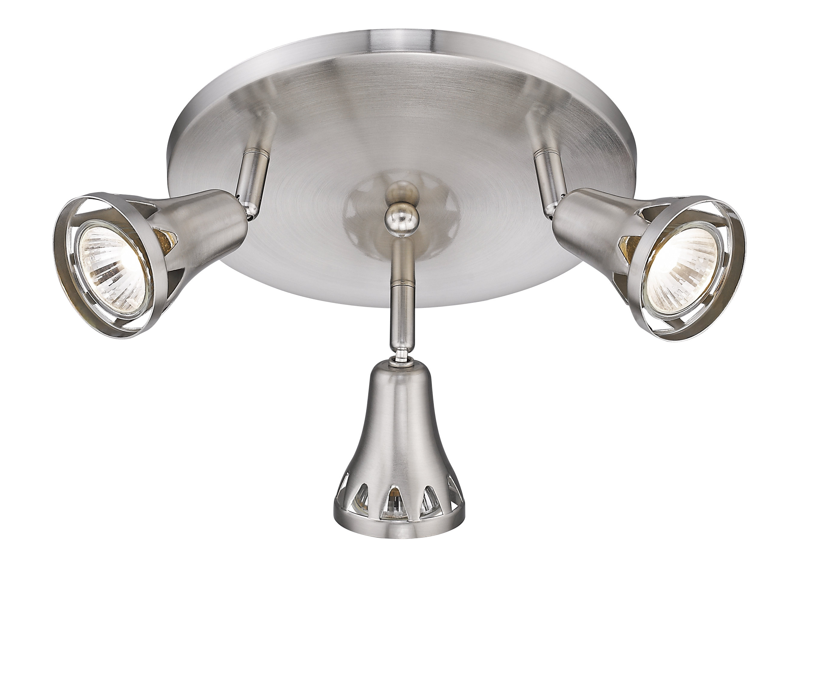 Dicilighting Modern 10" 3-Light Multi-Directional Ceiling Fixture ...