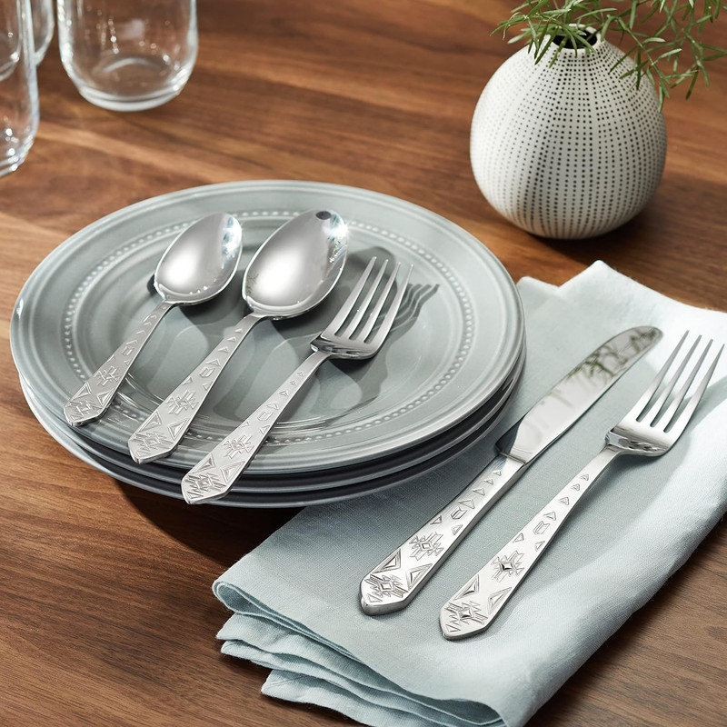Foundry Select 20-Piece Stainless Steel Flatware Set | Wayfair