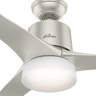 Hunter Fan 54" Symphony 3 - Blade LED Smart Standard Ceiling Fan with ...