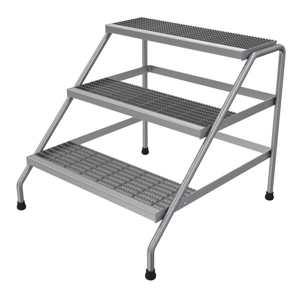 WFX Utility™ Arlingten 3 - Step Aluminum Step Stool | Wayfair