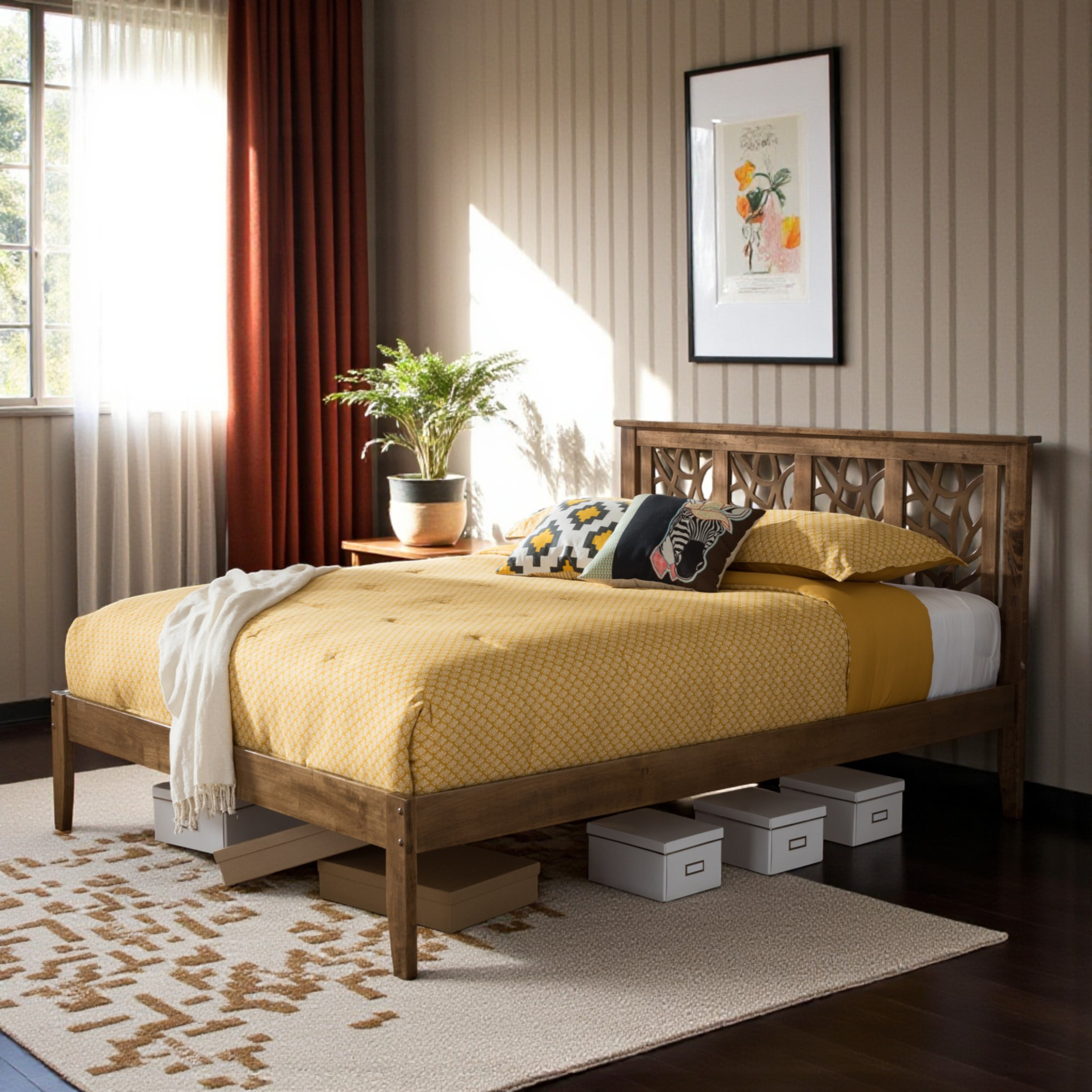 Sand & Stable™ Nevaeh Platform Bed | Wayfair
