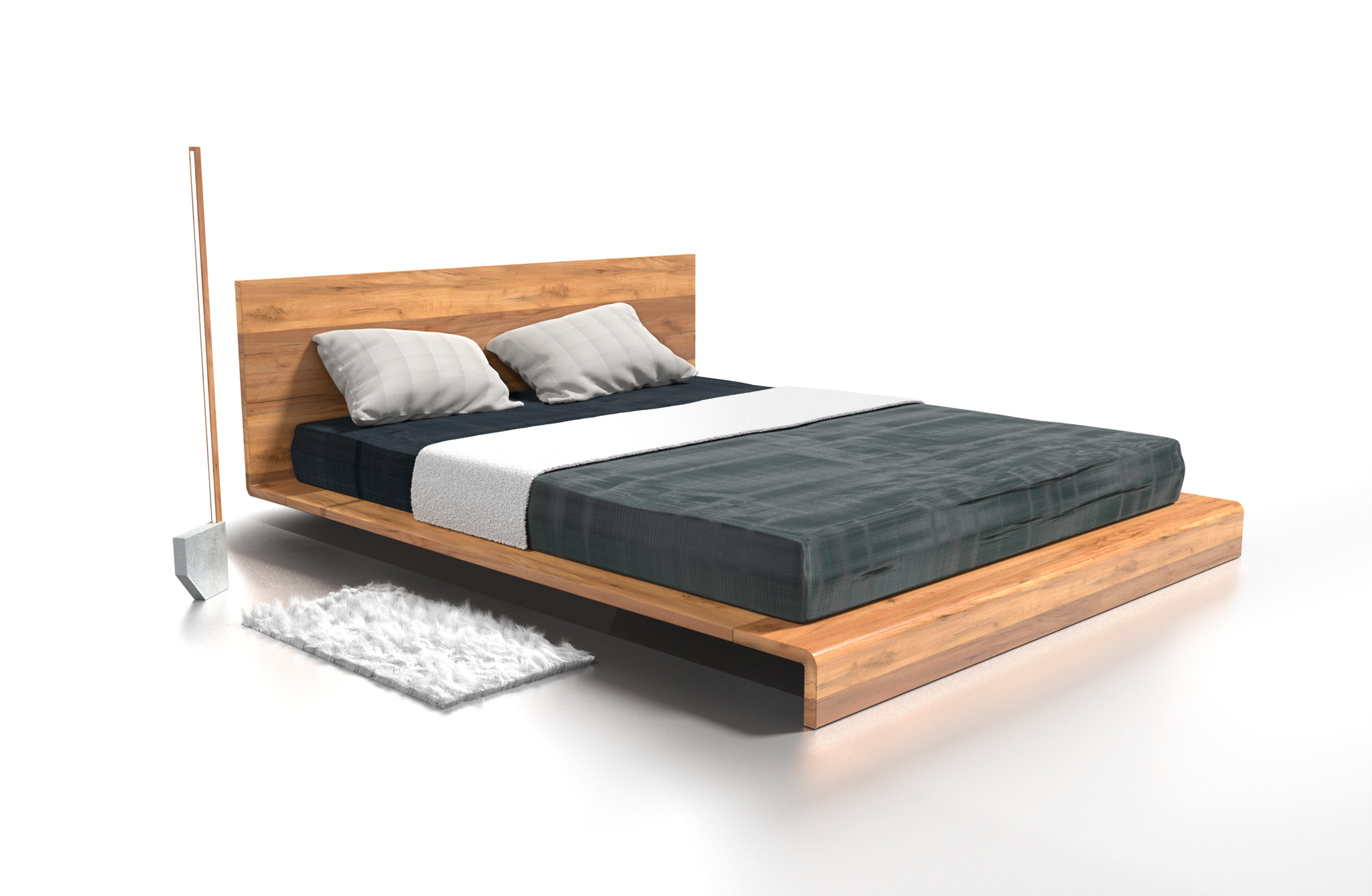 Union Rustic Bed PAUL Solid Wood | Wayfair.co.uk