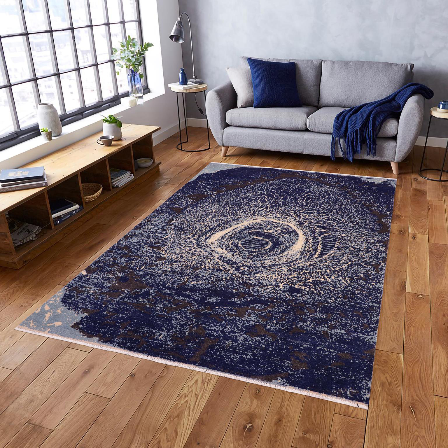 Isabelline Osvalds One-of-a-Kind 8' x 10'5'' 2000s Area Rug in Blue ...