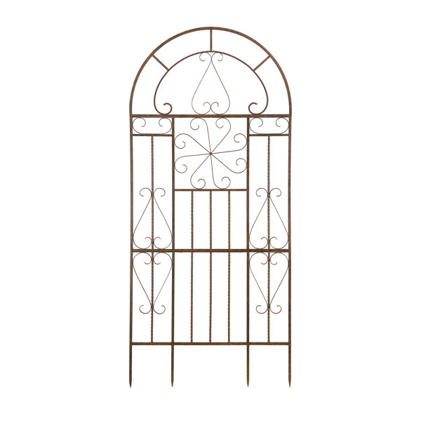 Wildon Home® Olympia 78'' H x 40'' W Steel Arched Trellis | Wayfair