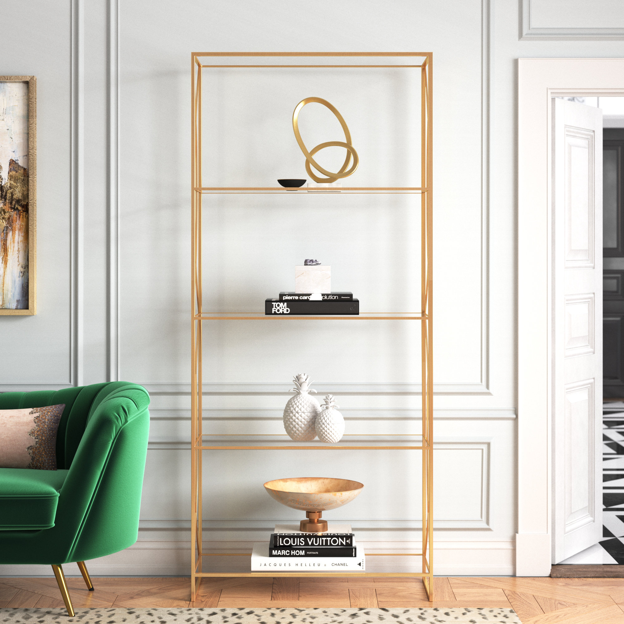 Everly Quinn Etagere Bookcase | Wayfair