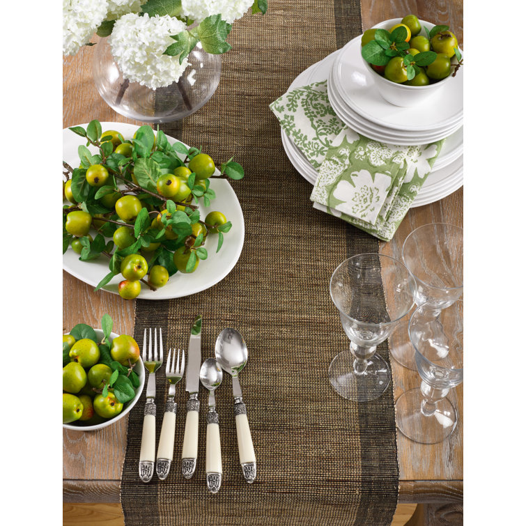 Highland Dunes Baden Rectangle Ramie Table Runner | Wayfair