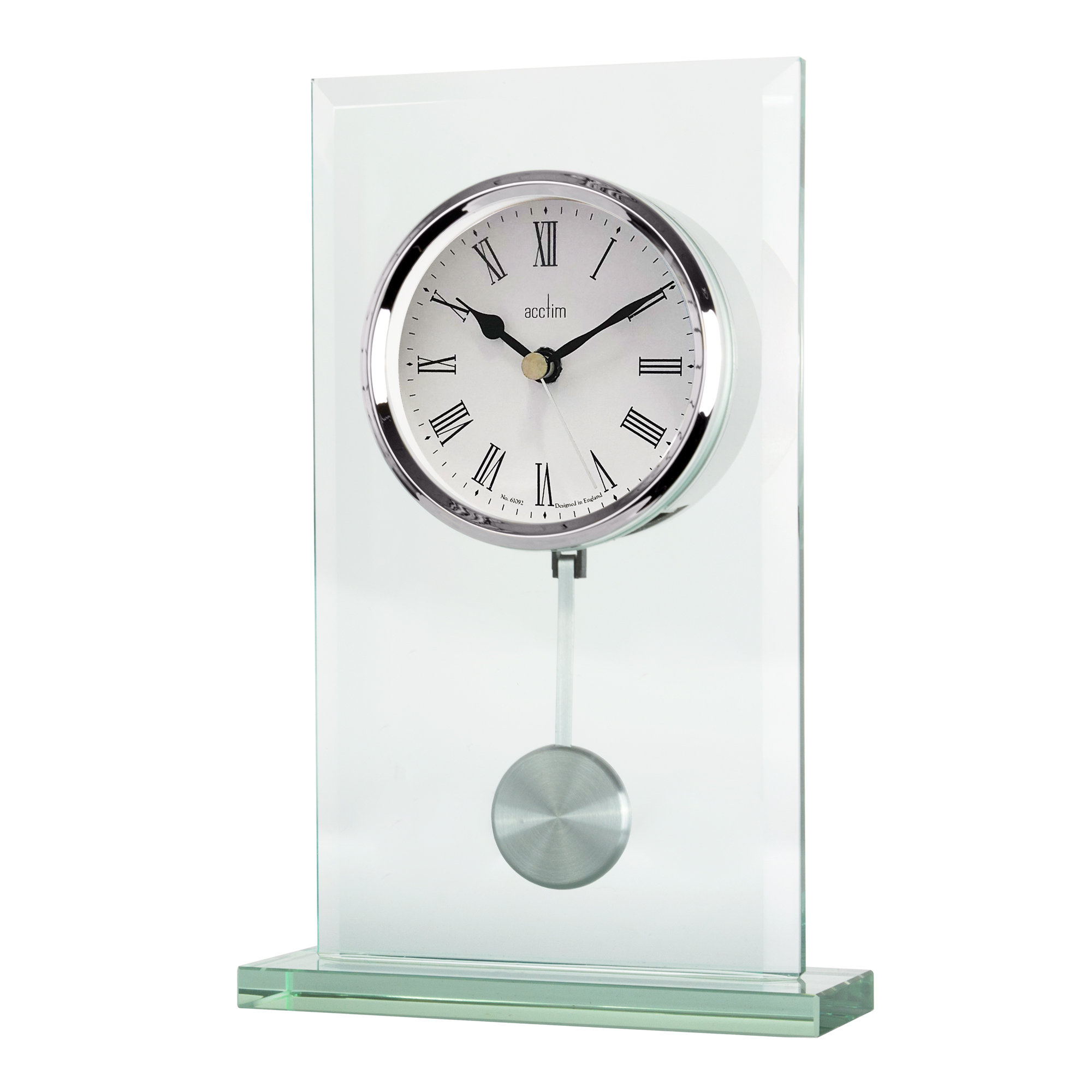 Acctim La Collina Pendulum Mantel Clock Quartz Energy Efficient ...
