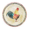 Rosalind Wheeler Country Rooster 18 Piece Melamine Dinnerware Set Plate ...