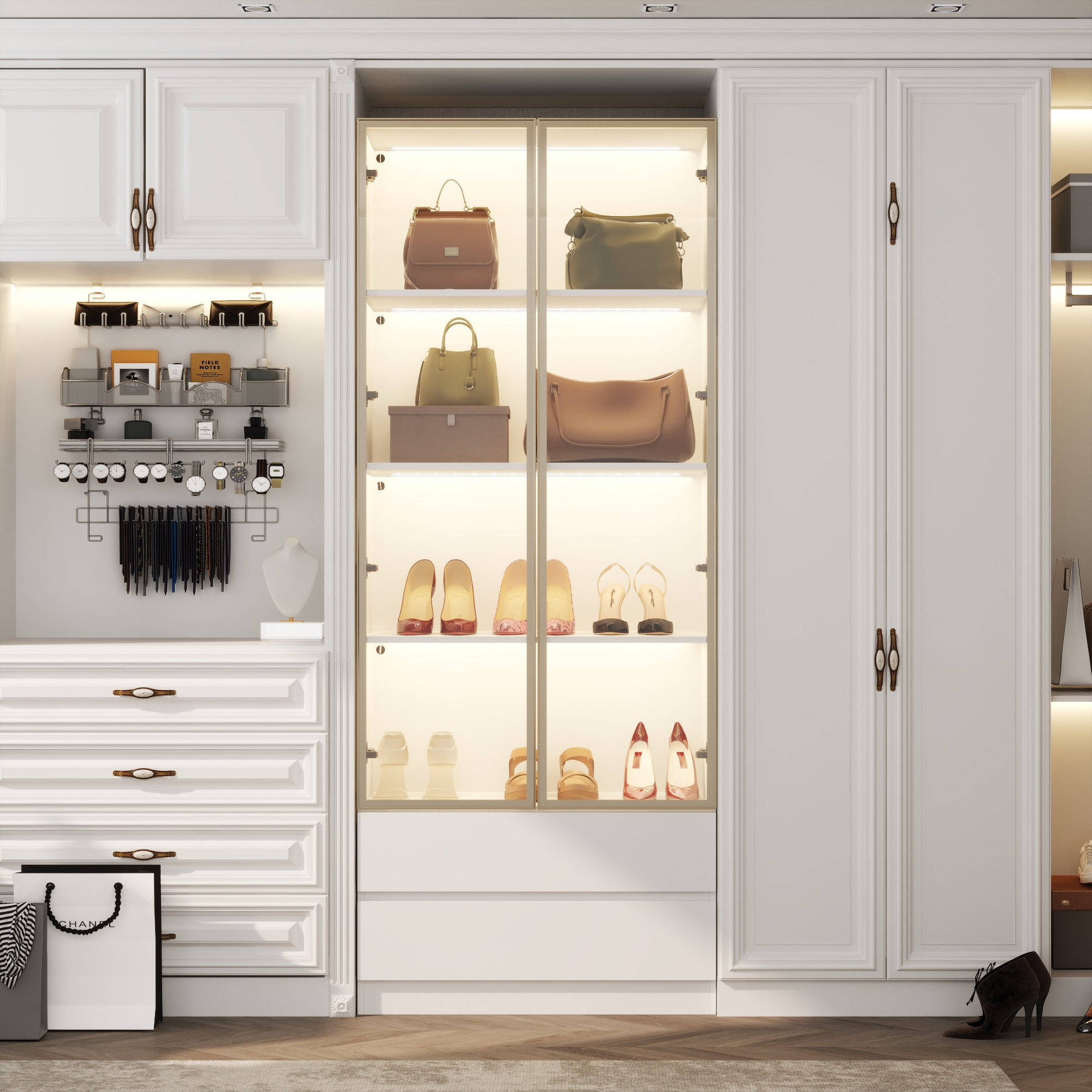 Ivy Bronx 2- Door Closet System With 4 Shelves & Reviews - Wayfair Canada