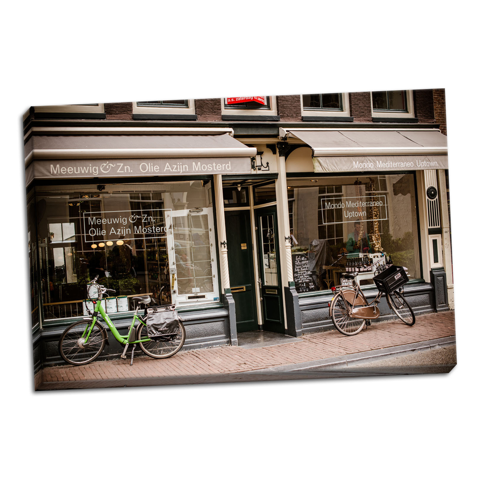 Winston Porter 'Amsterdam Storefront with Bikes' Photographic Print on ...