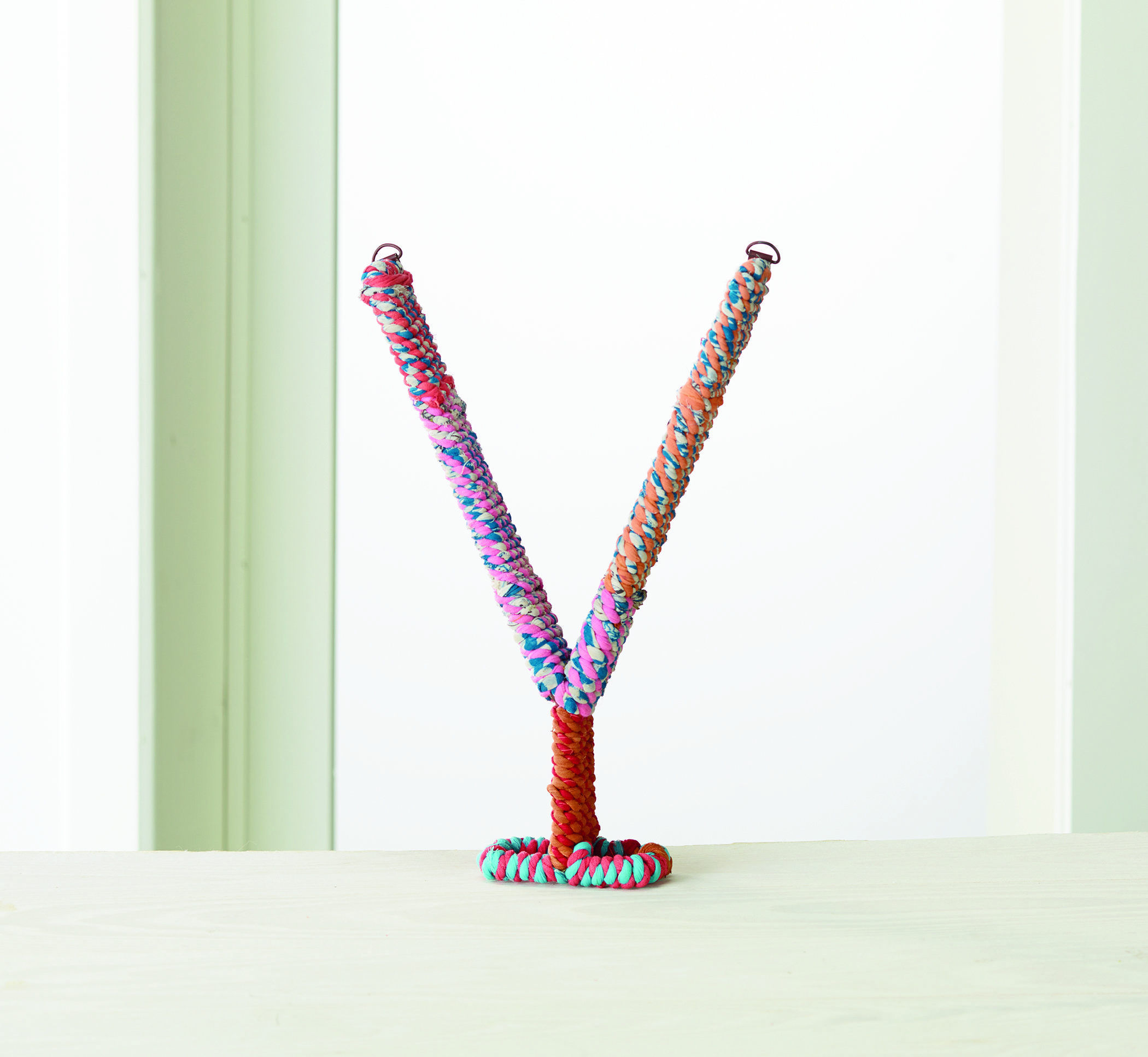 Dakota Fields Iron Color Jute Block Letter "Y" | Wayfair