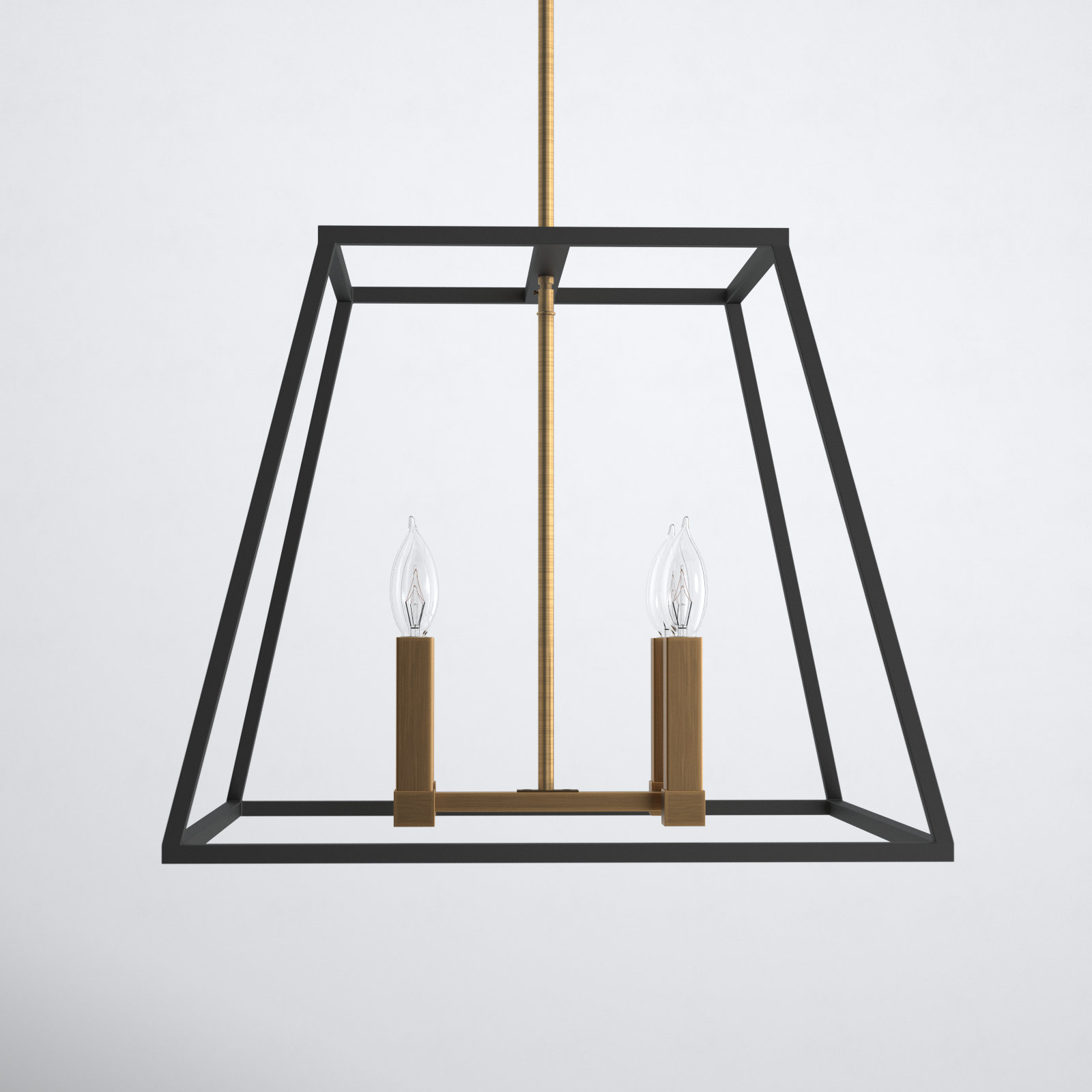 Birch Lane™ Darby 4 - Light Lantern Geometric Pendant "& Reviews" | Wayfair