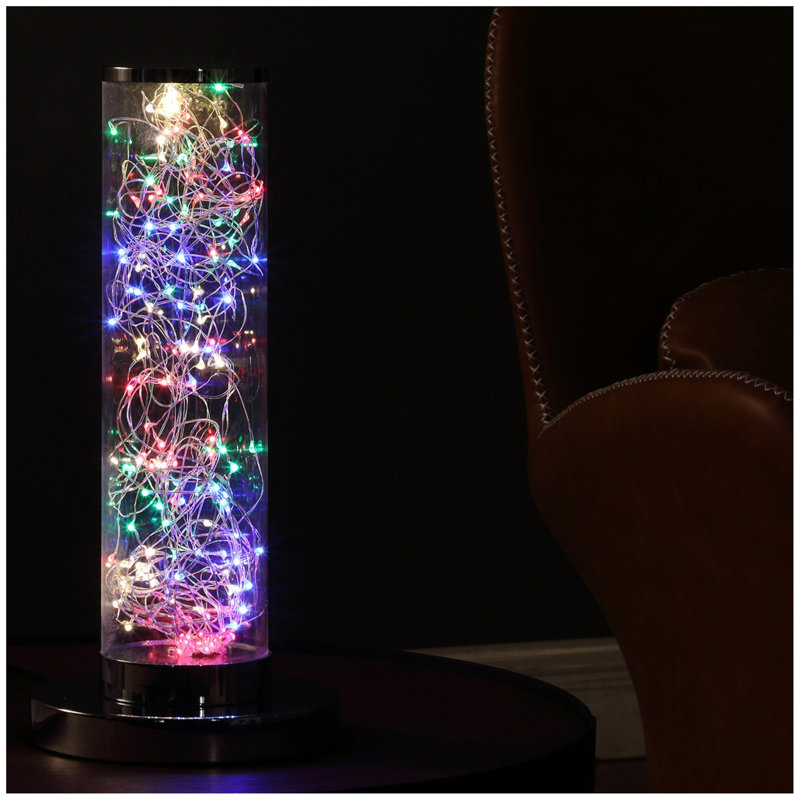 Brayden Studio® 13-Inch Exposed Rope LED Namiri Column Table Lamp | Wayfair