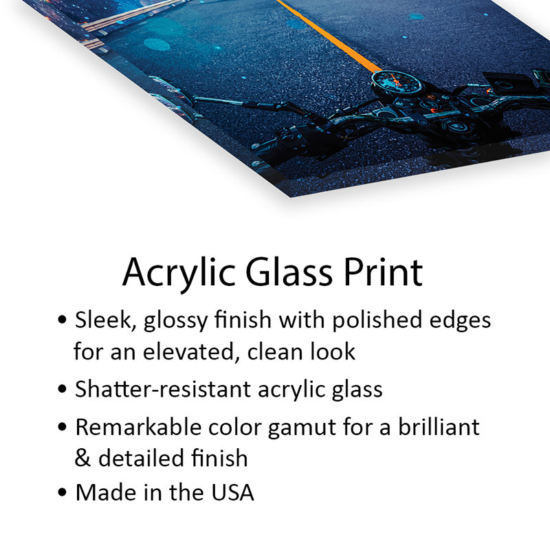 17 Stories Meet Aliens On A Motorcycle On Plastic / Acrylic by GEN Z ...