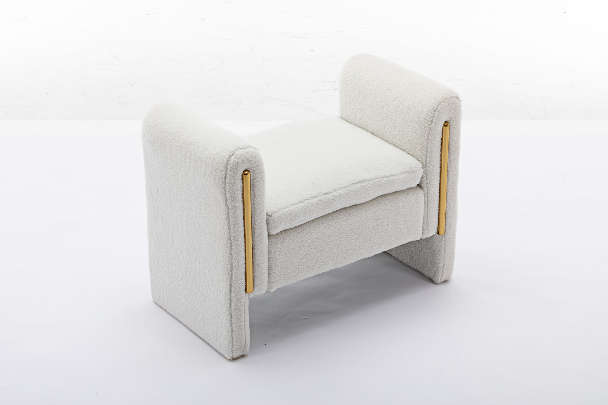 Mercer41 Yavor Upholstered Bench Entry Bench End Of Bed Bench Small ...