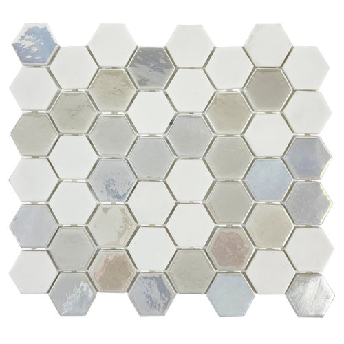 Tile Cart Amore 12" x 12" Glass Mosaic Floor Use Tile | Wayfair