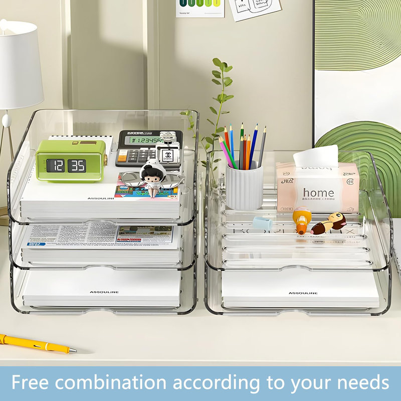 Rebrilliant Quoc Plastic Paper Organizer | Wayfair