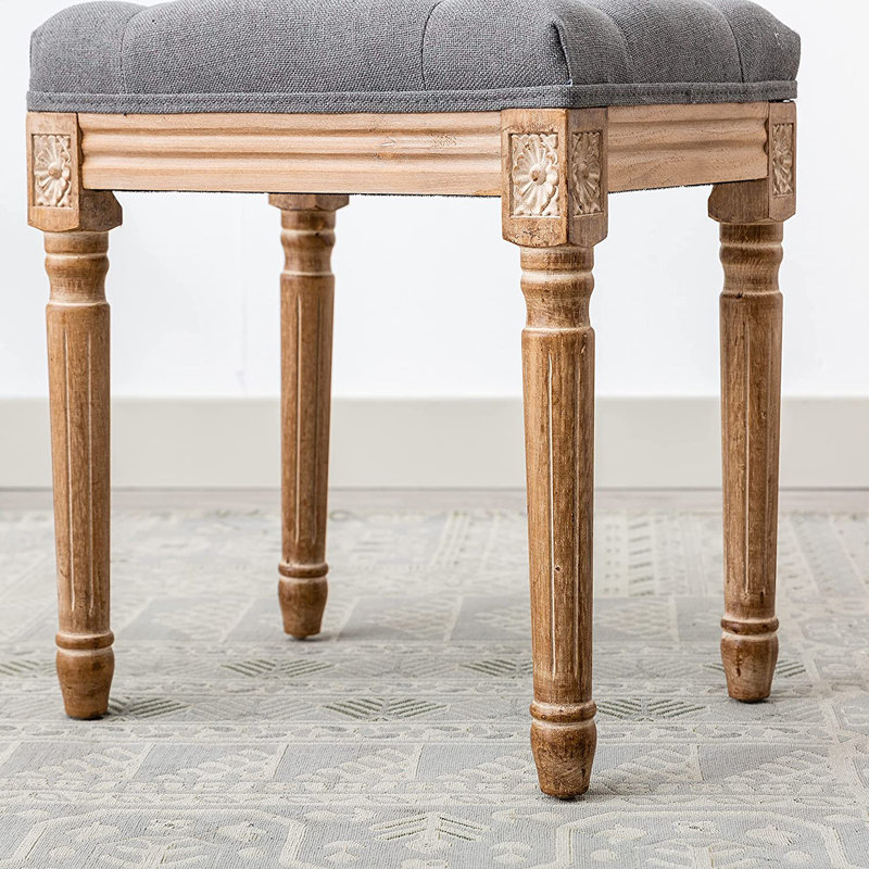 Kelly Clarkson Home Karen Solid Wood Accent Stool & Reviews | Wayfair