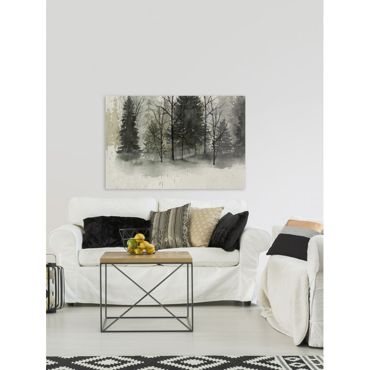 Millwood Pines " Textured Treeline I " Painting Print on Canvas ...