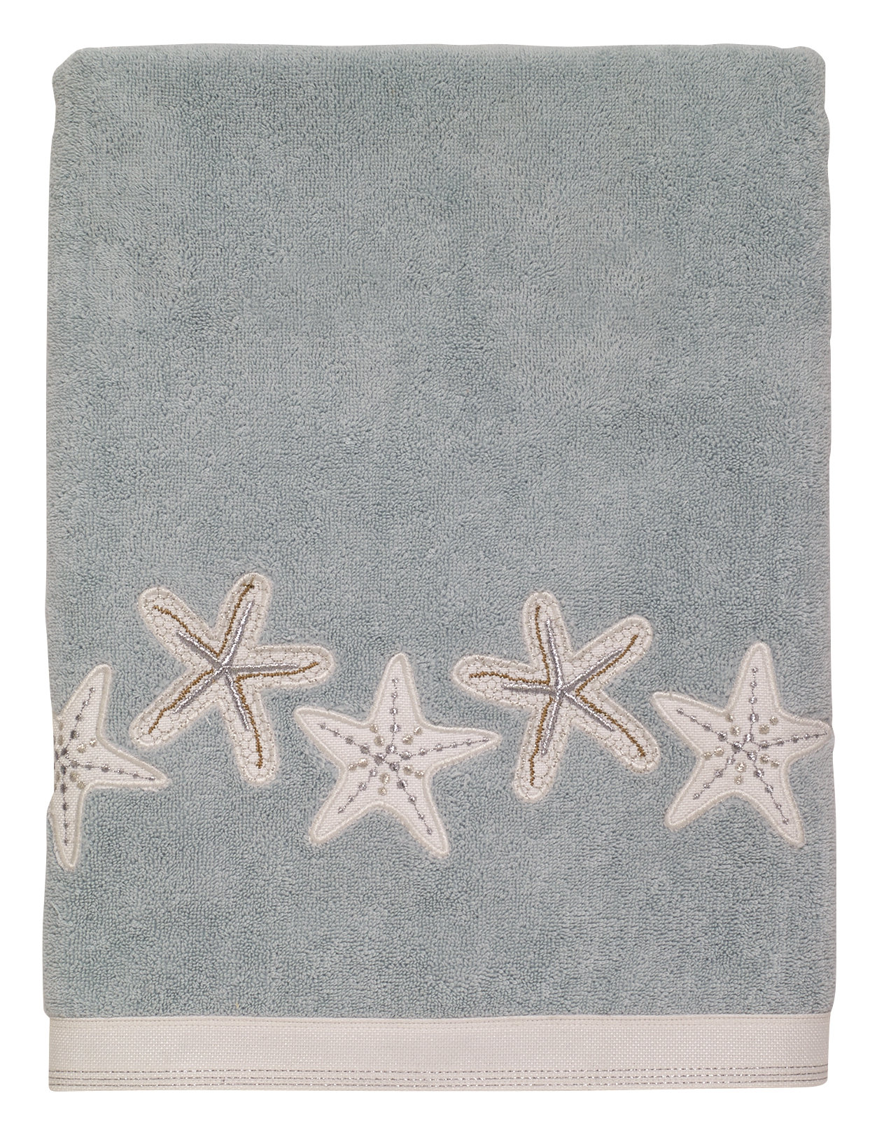 Avanti Linens Sequin Shells Bath Towel | Wayfair
