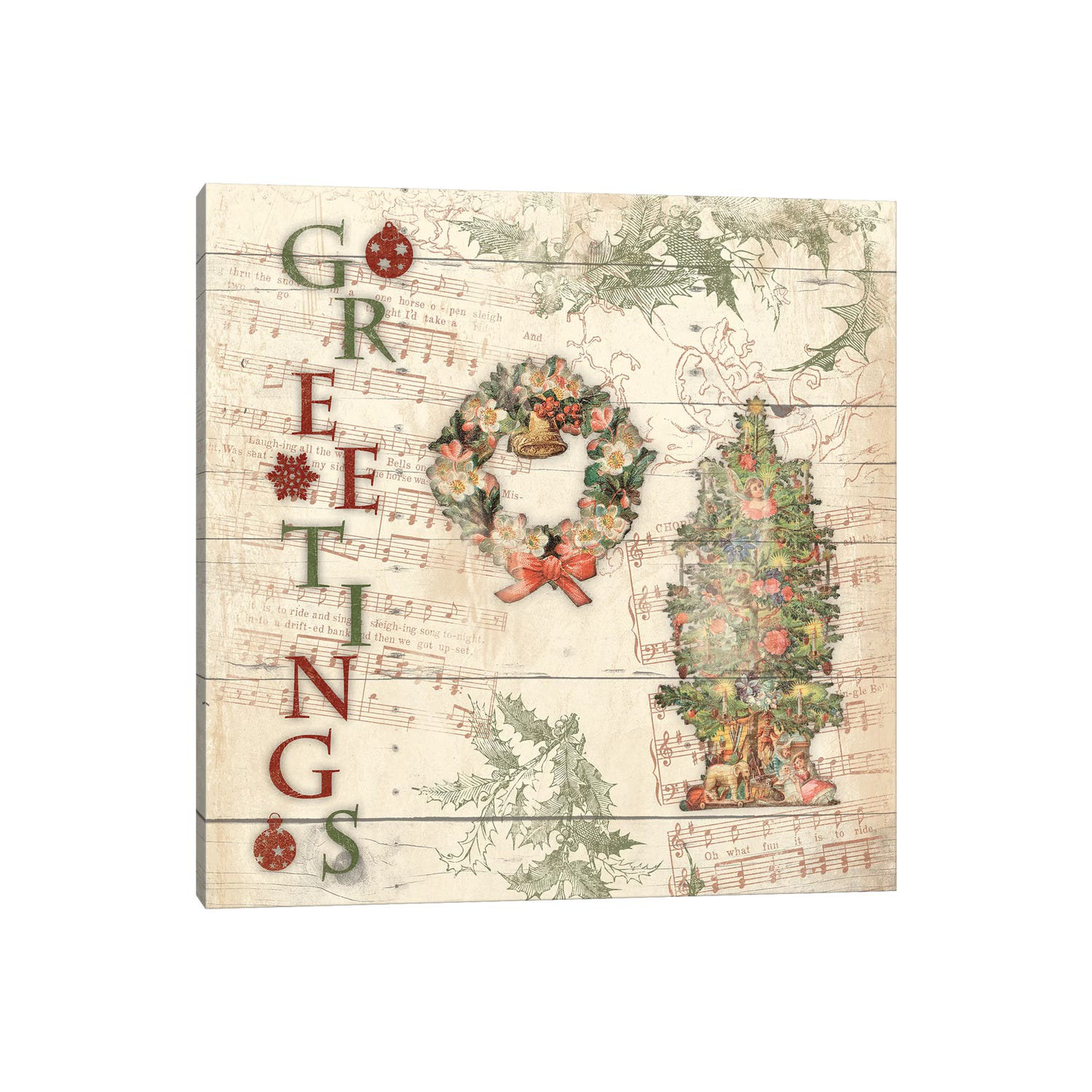 The Seasonal Aisle Greetings by Jace Grey - Wrapped Canvas Graphic Art ...
