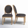 Ophelia & Co. Hildemar Linen Upholstered Side Chair & Reviews | Wayfair