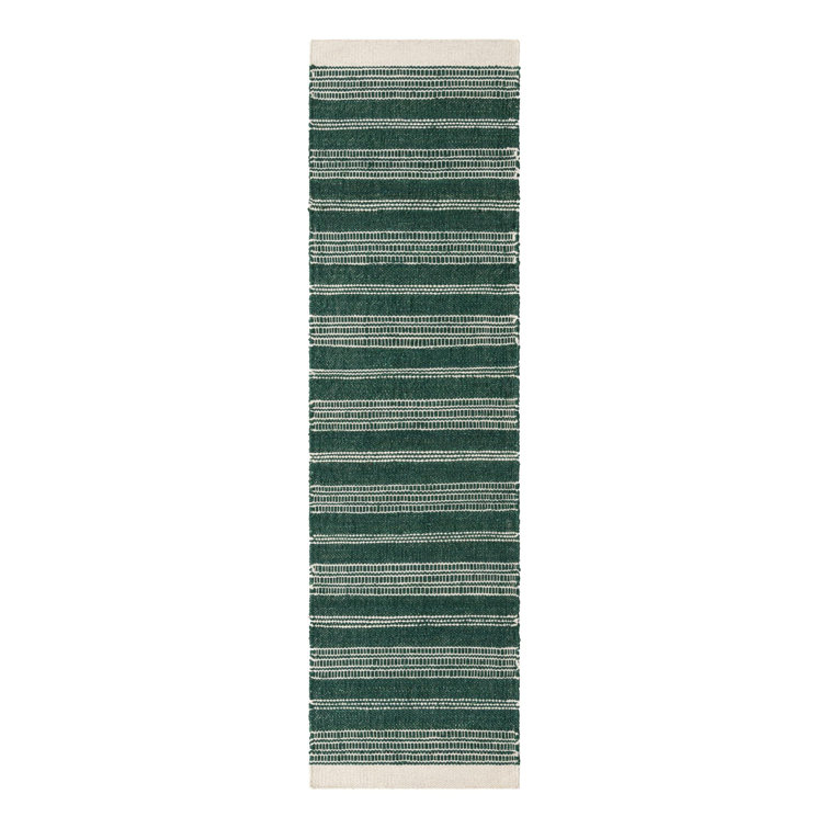 Bungalow Rose Lariat Rug-Hunter Green & Reviews | Wayfair
