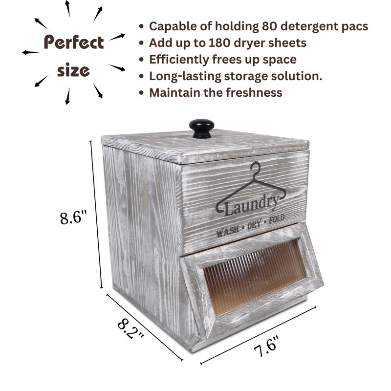 Bekitchen Wood Free Standing Laundry Room Organizer & Reviews | Wayfair