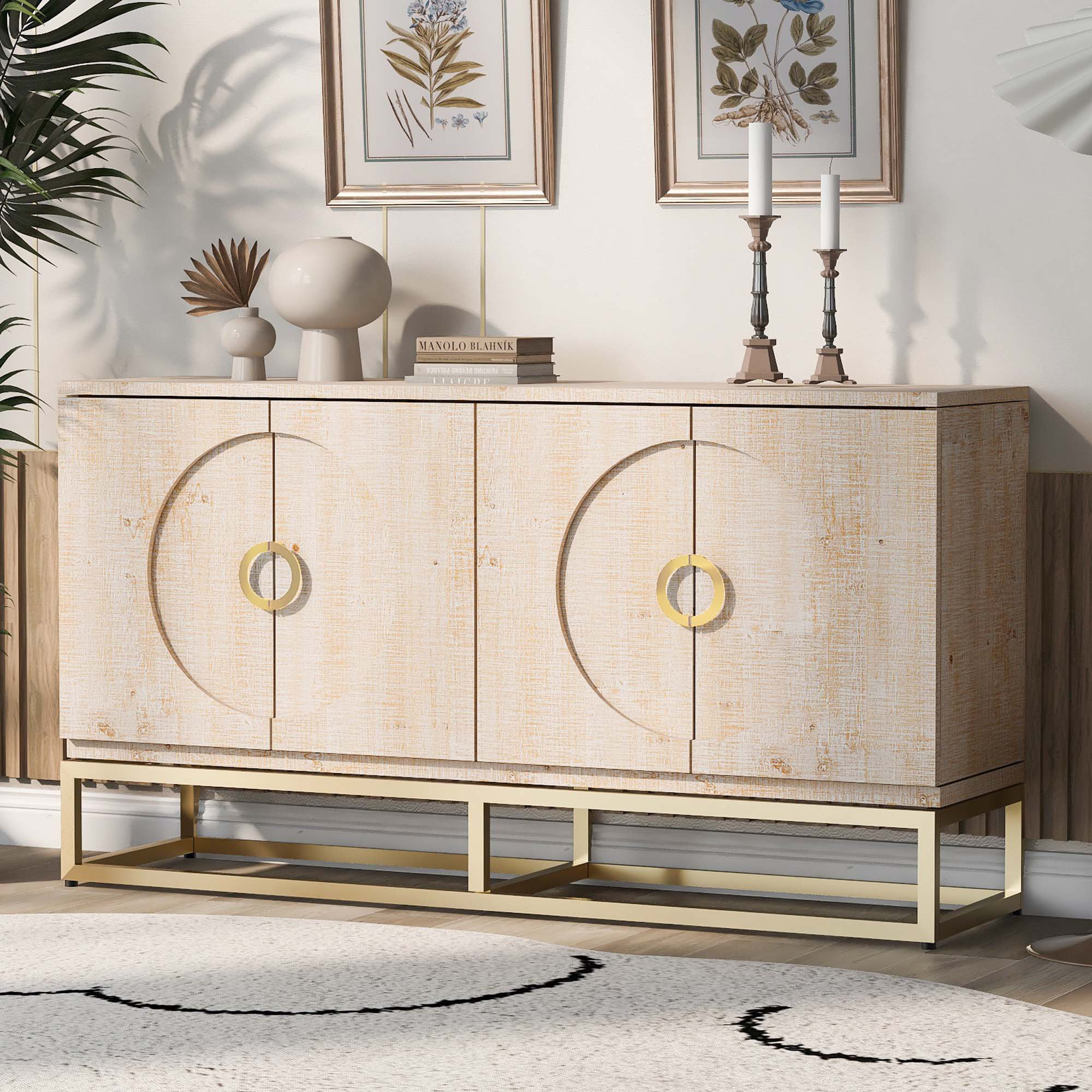 Bungalow Rose Khaison 60 Sideboard | Wayfair