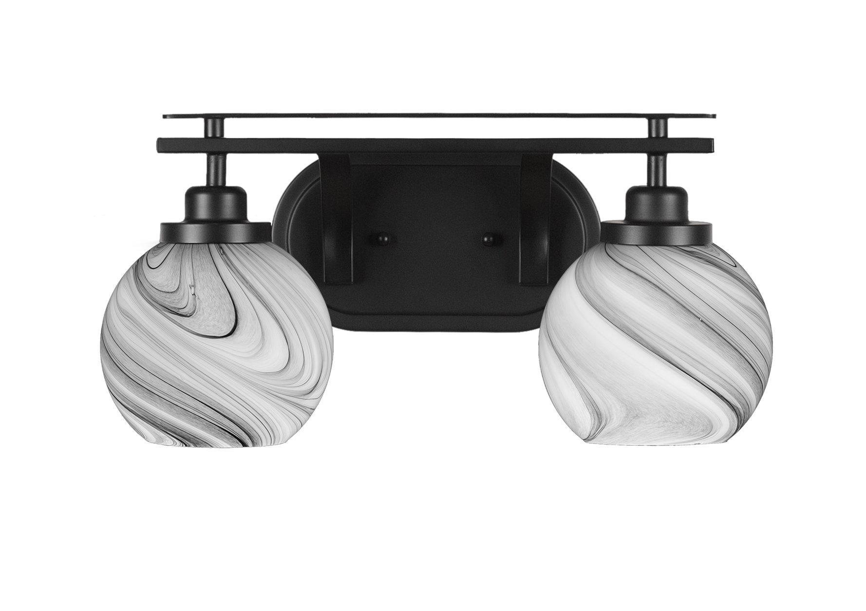 Longshore Tides Alirra 2 Light Bath Bar Shown With 5.75" Glass ...