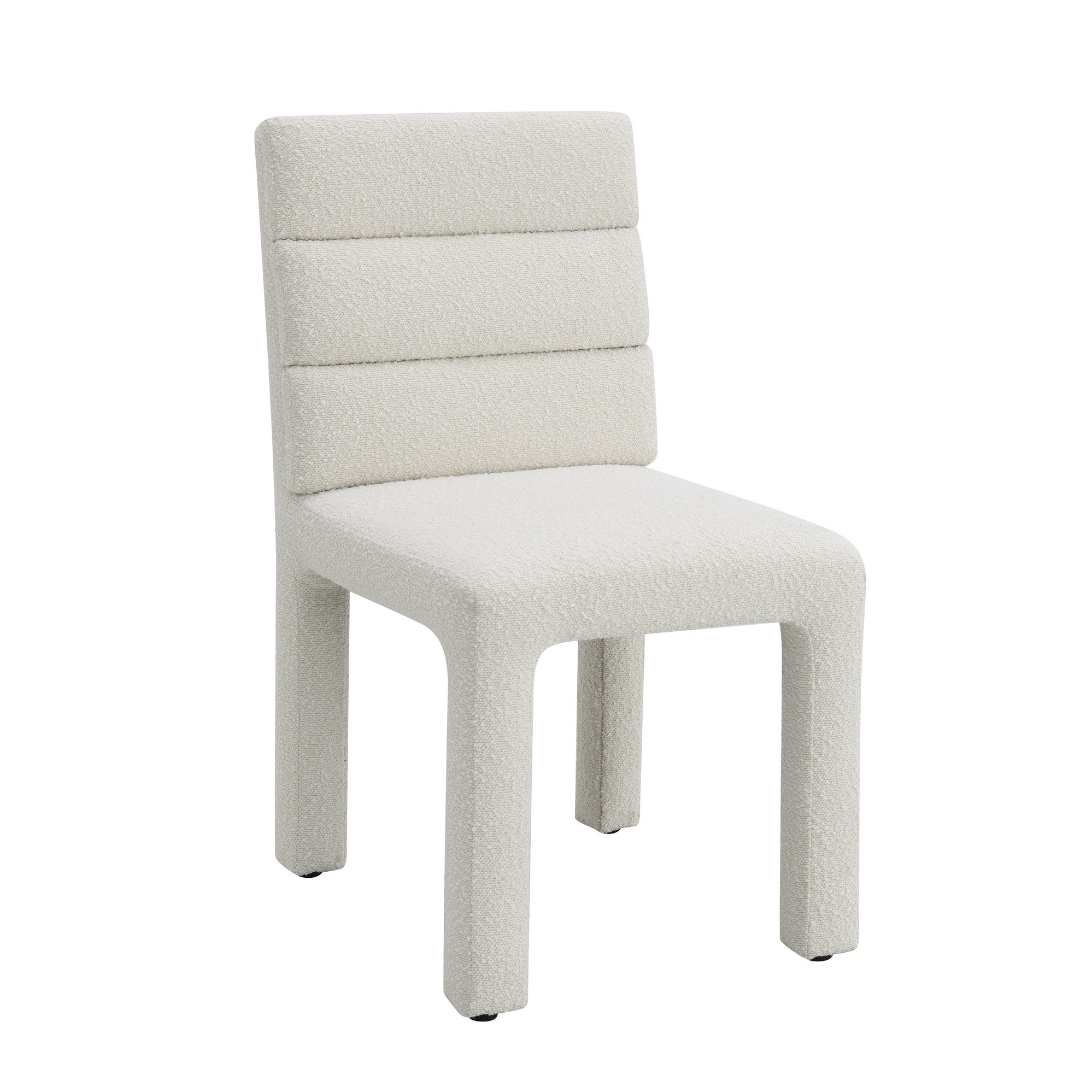 Hokku Designs 2 Beige Boucle Side Chair Collection - Plywood Structure ...