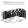 Inbox Zero Mesh Desk File Organizer With 7 Sections, Upright File ...