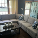 Ebern Designs Solina Linen Reversible Modular Corner Sectional Sofa ...