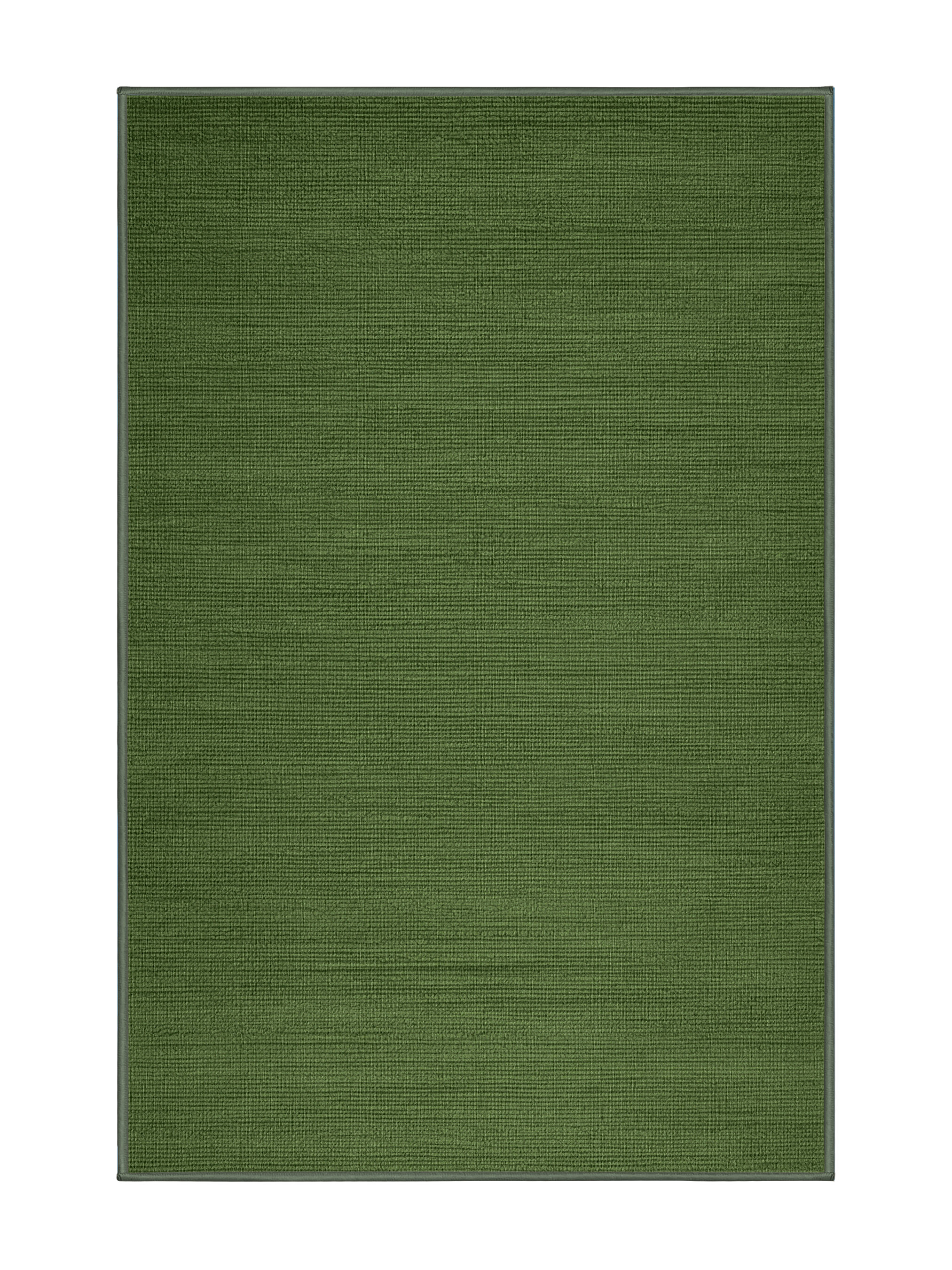 Hokku Designs Machine Washable Solid Green Area Rug | Wayfair