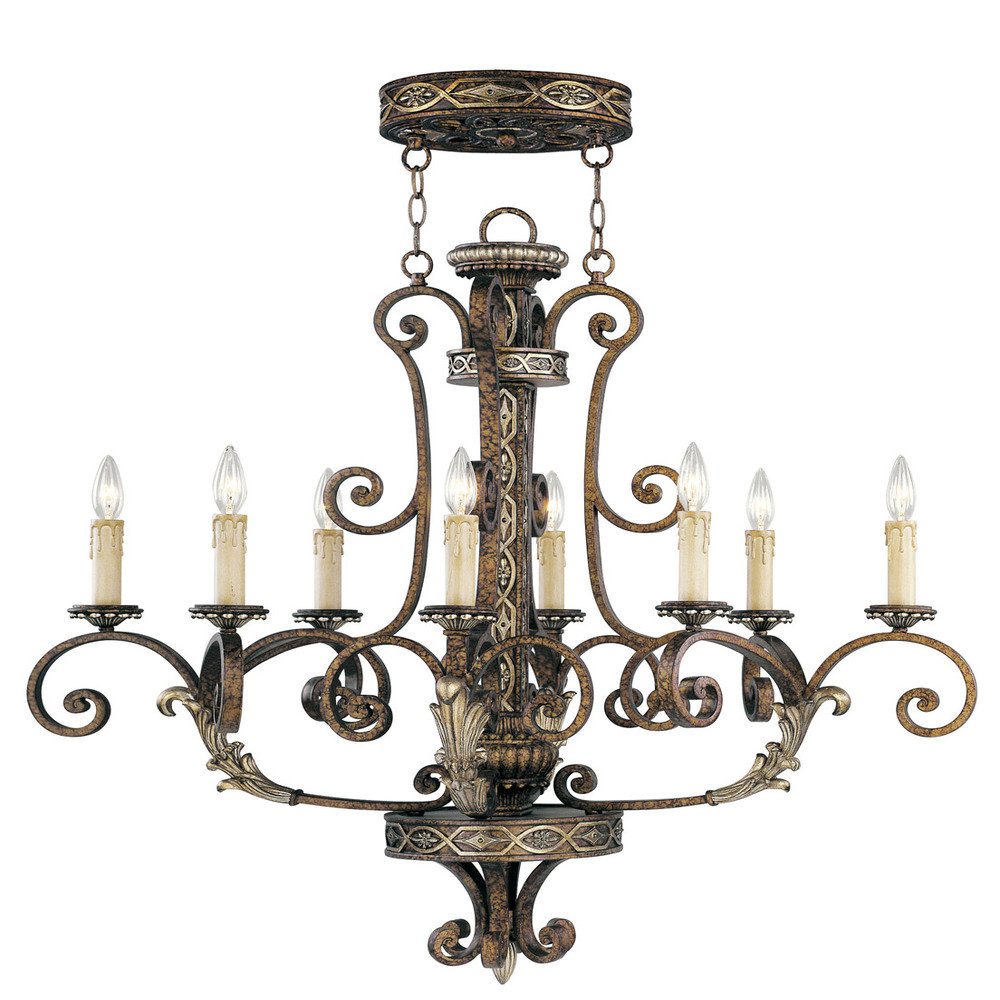 Bloomsbury Market Aahim 8 - Light Shaded Classic Chandelier | Wayfair