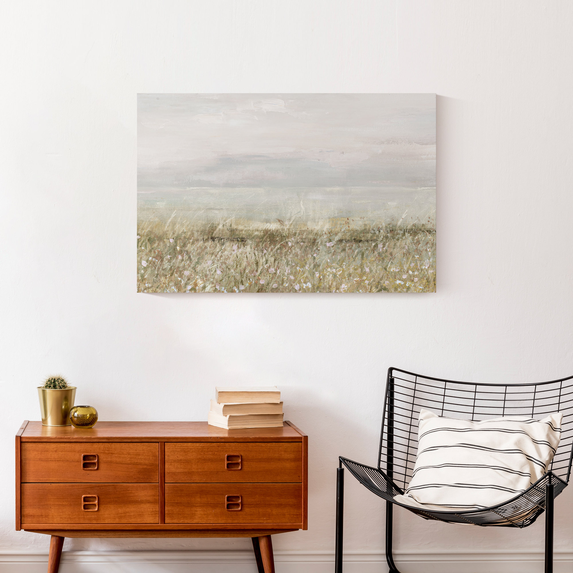 August Grove® Calm Landsacpe Canvas Print | Wayfair