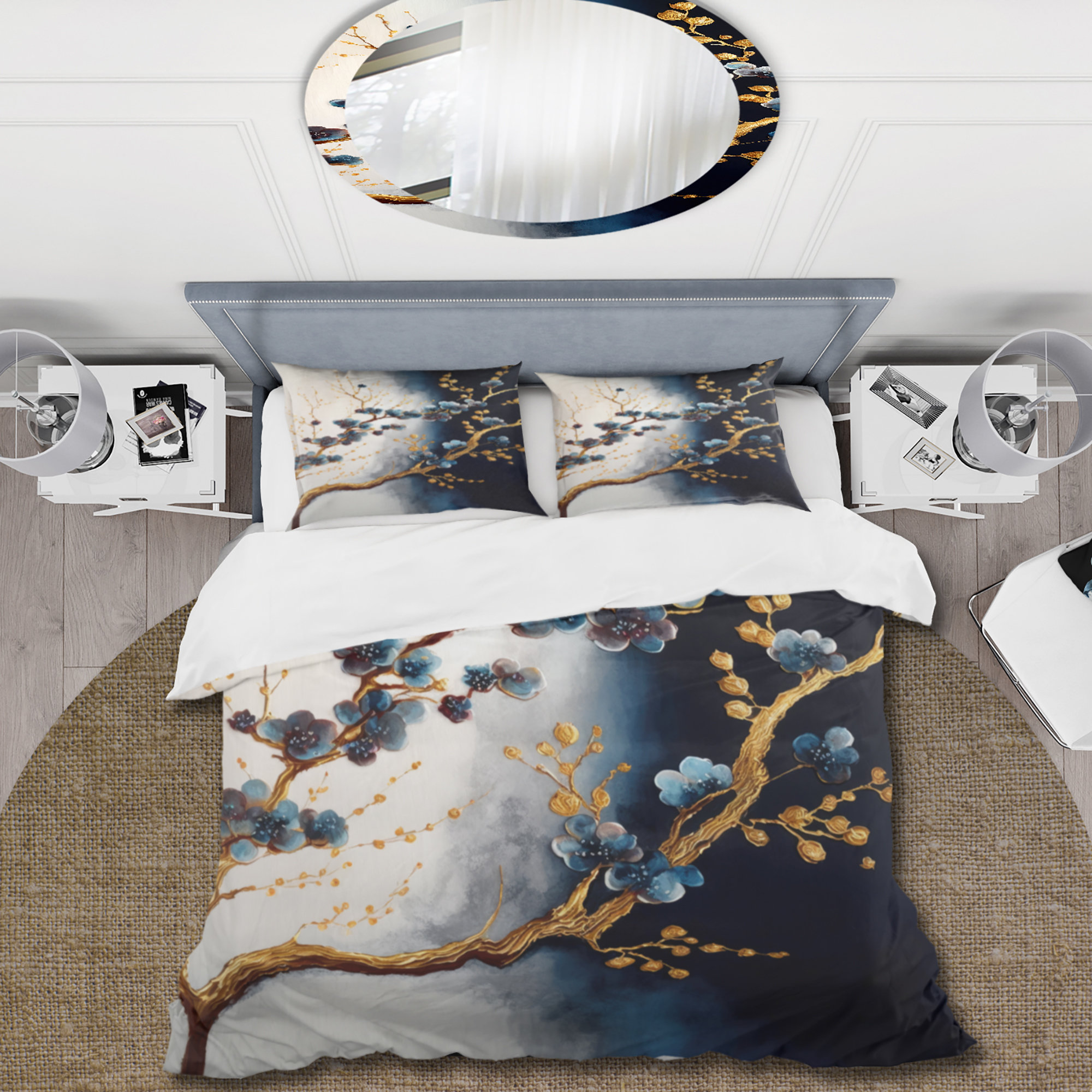 Design Art BED55869-KMicrofiber / Polyester Duvet Cover Set | Wayfair