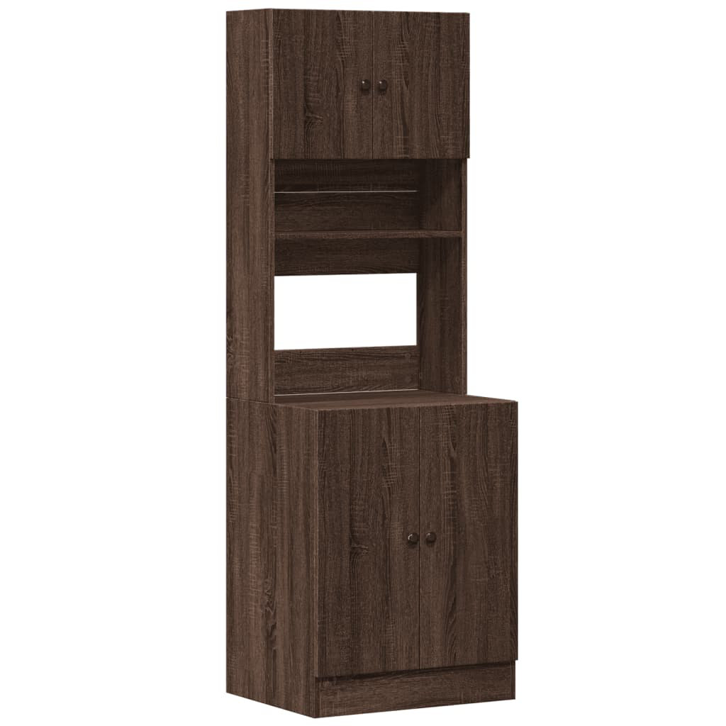 vidaXL Kitchen Cabinet Freestanding Cupboard Unit Restaurant Engineered ...