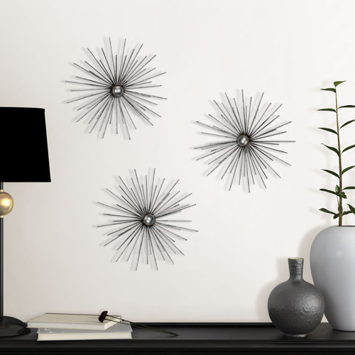 Silver Wall Accents You'll Love | Wayfair