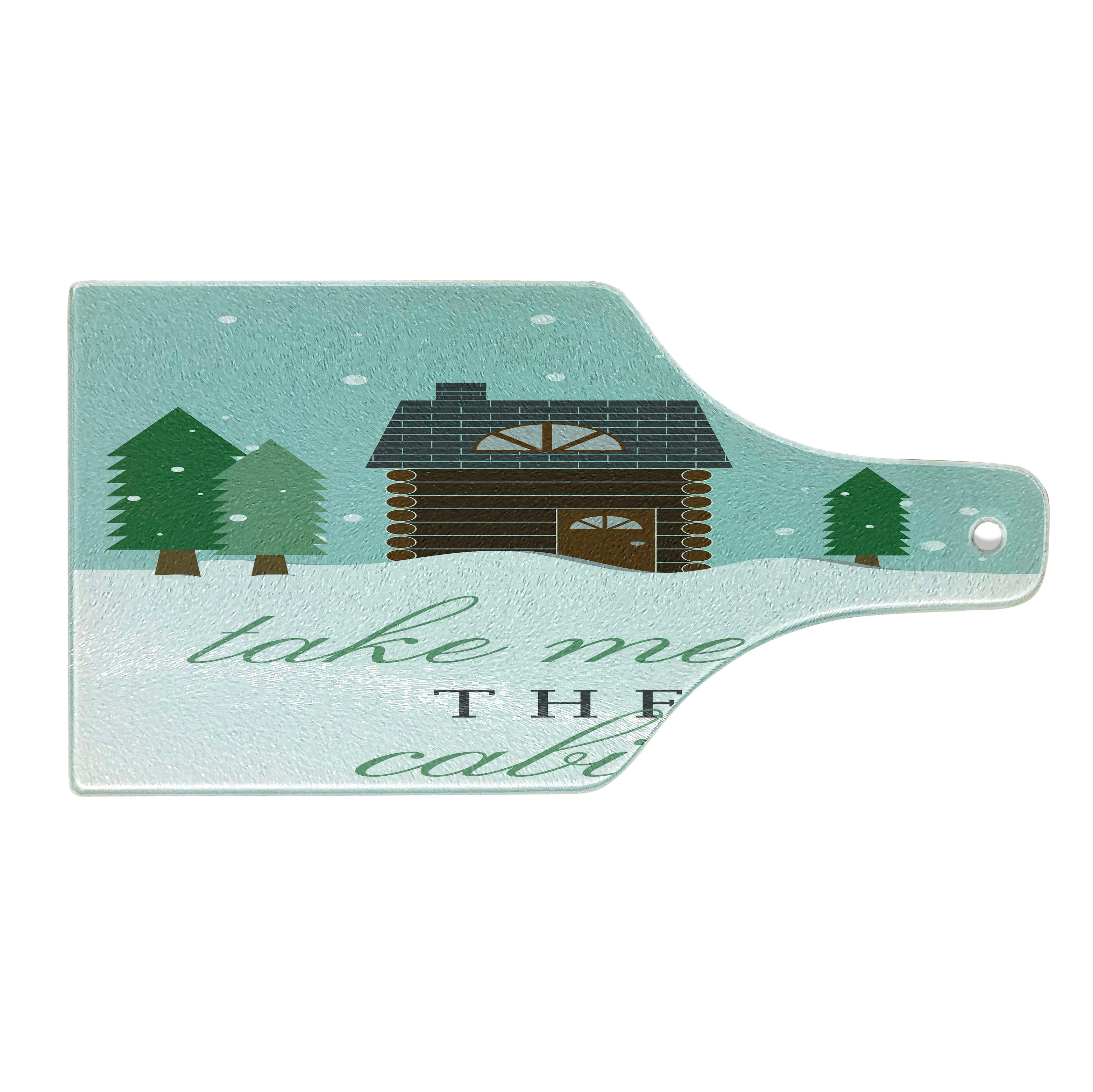 East Urban Home Glass Log Cabin Cutting Board - Wayfair Canada