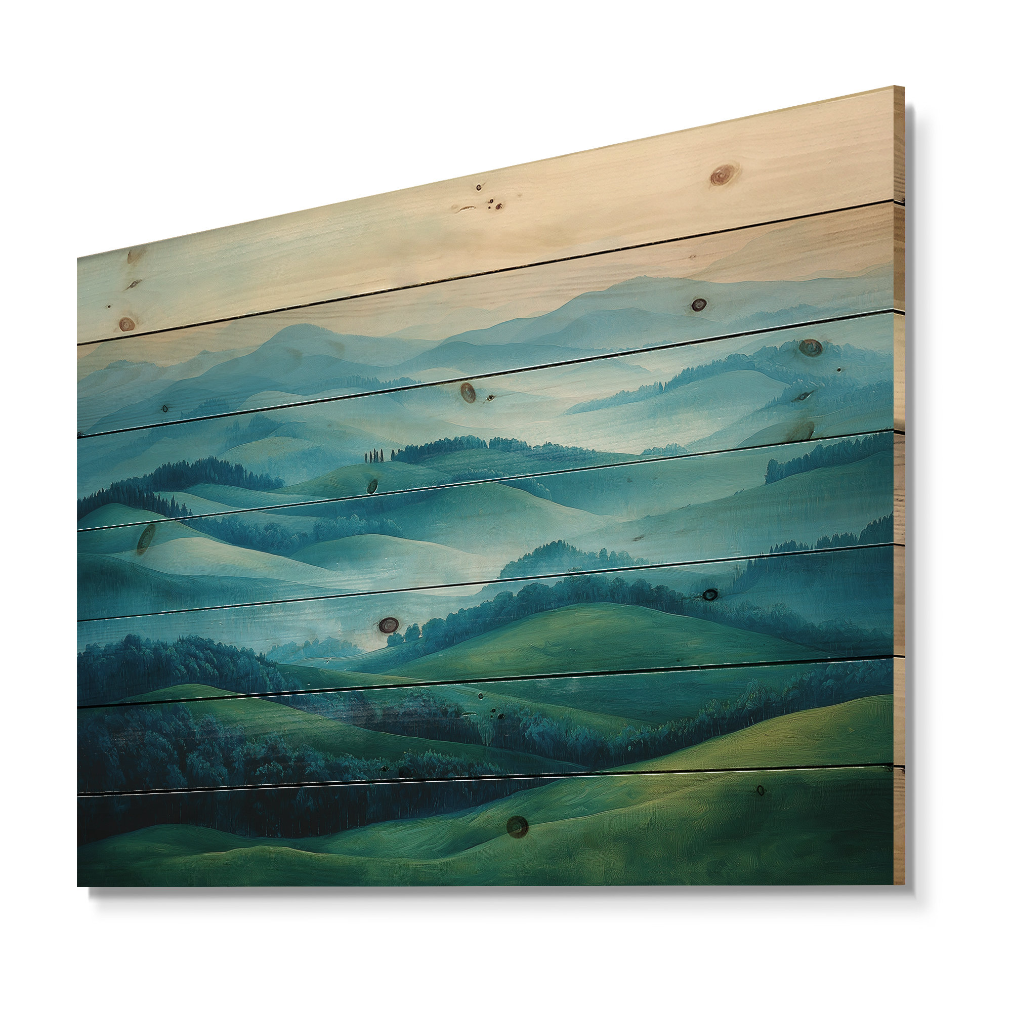 Ophelia & Co. Countryside Rolling Hills In The Mist I - Countryside ...