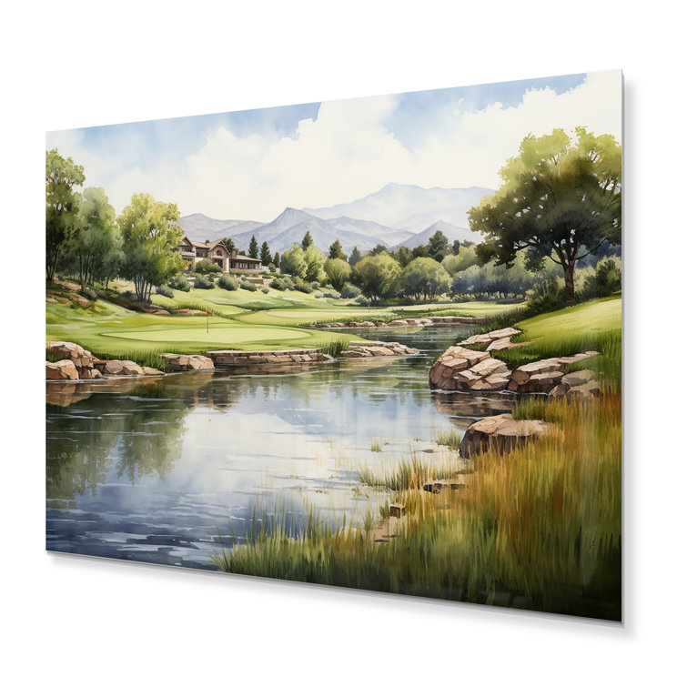 Winston Porter Country Clubs Golf Course - Country Clubs Metal Wall ...