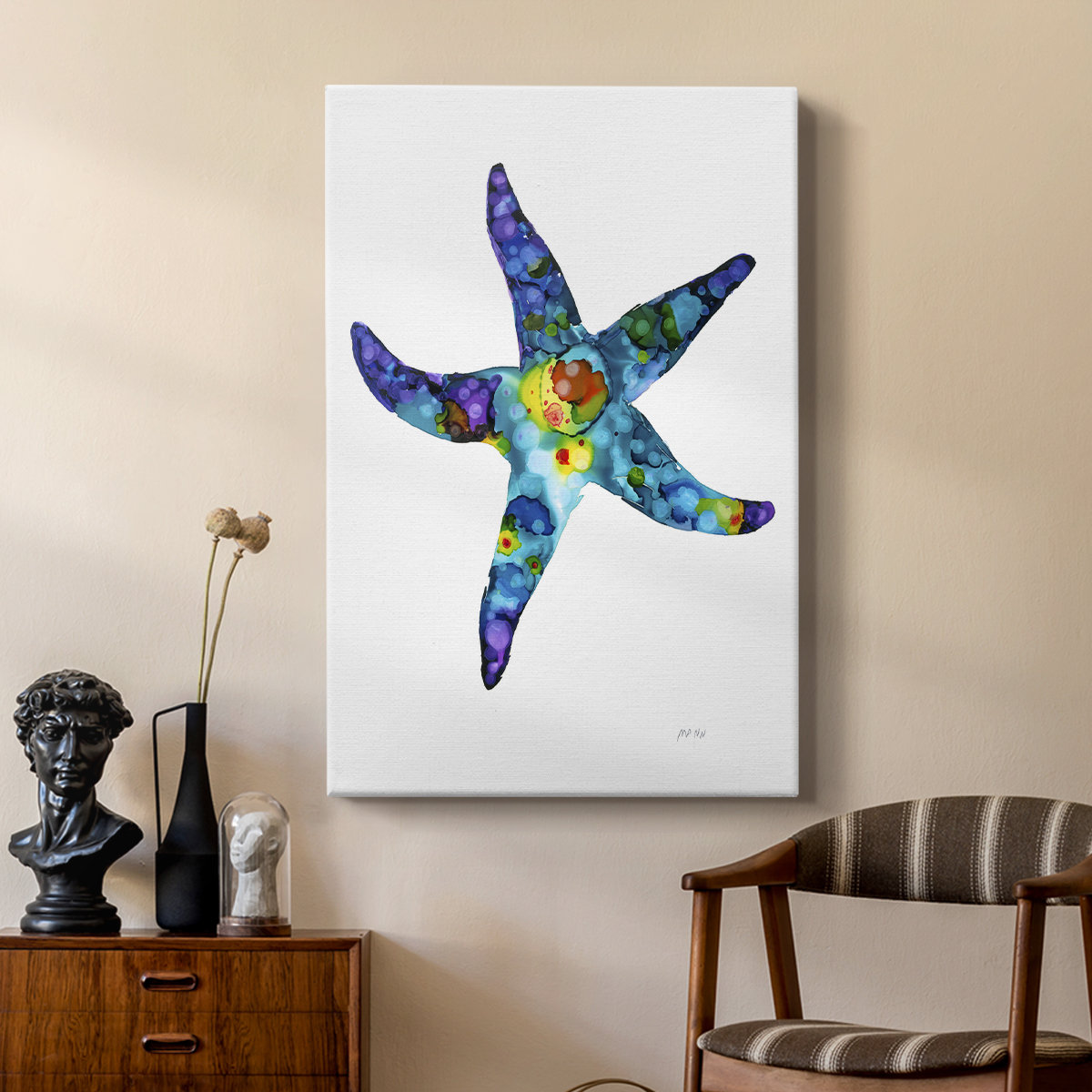 Astoria Grand Sea Star -Custom Wrapped Gallery Cavas - Wayfair Canada