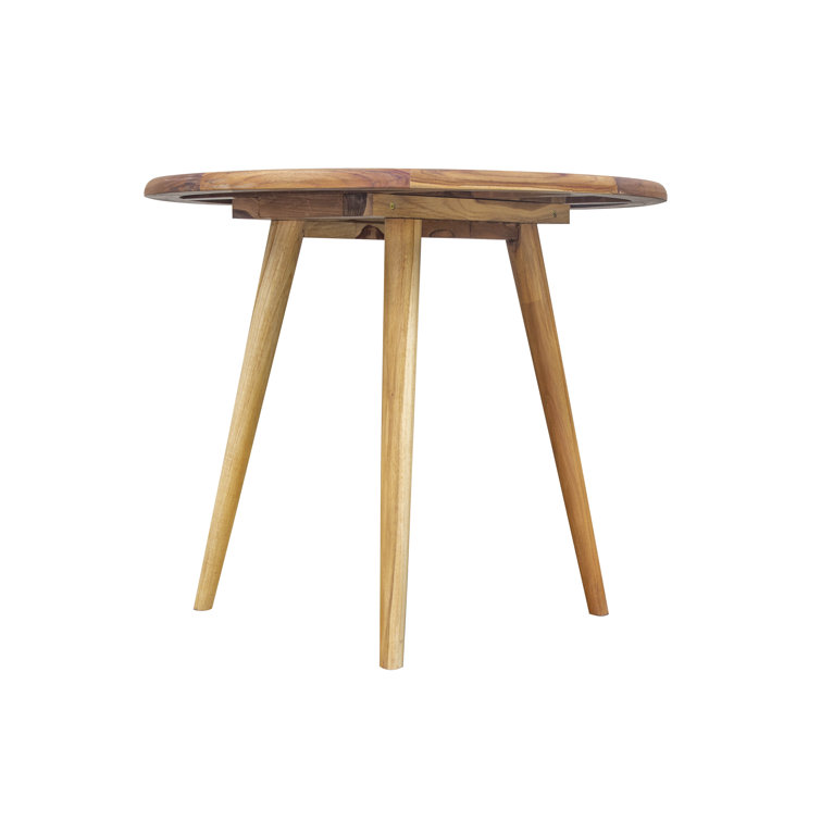 CoastalVogue Round Solid Wood Dining Table | Wayfair