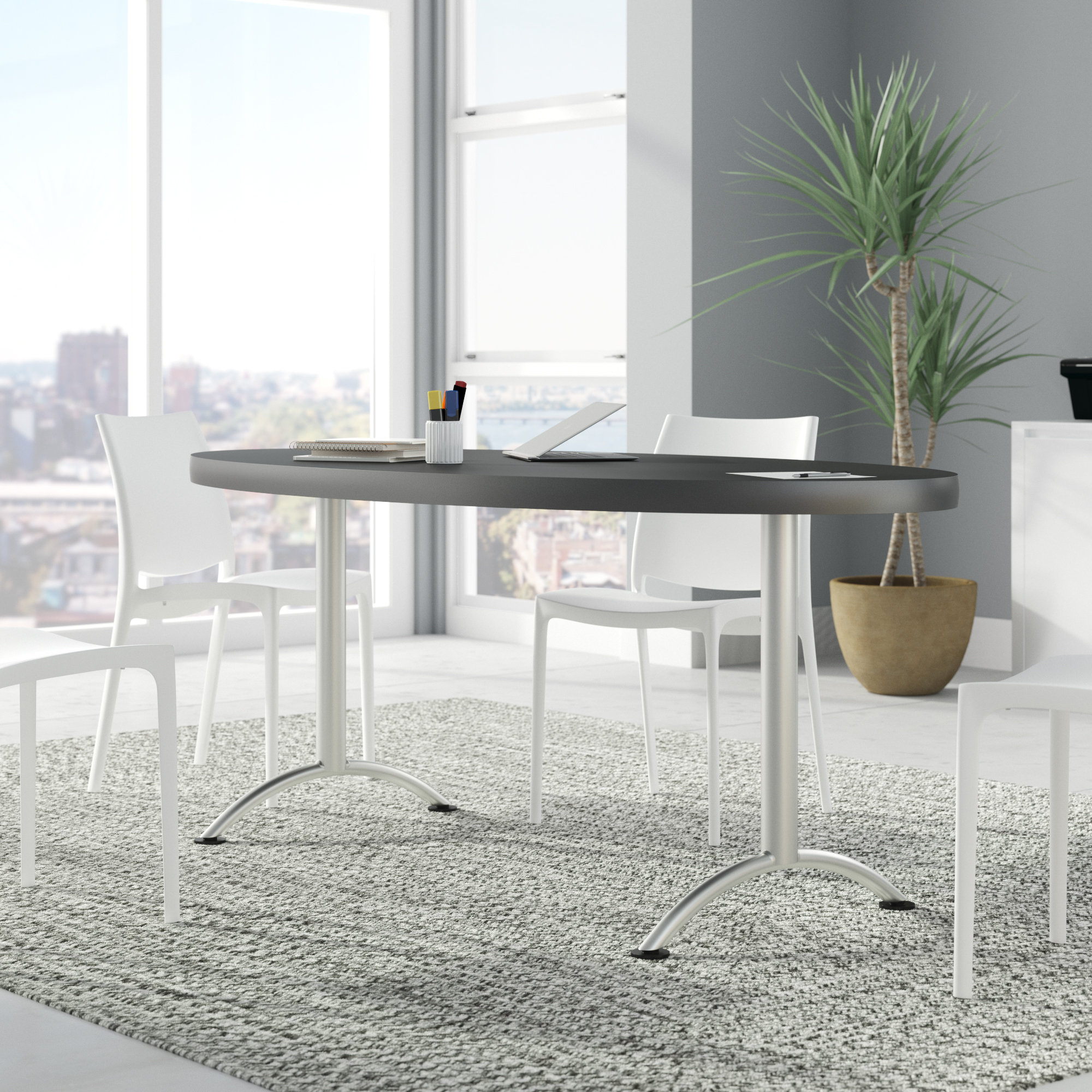 Symple Stuff Racetrack Conference Table & Reviews | Wayfair