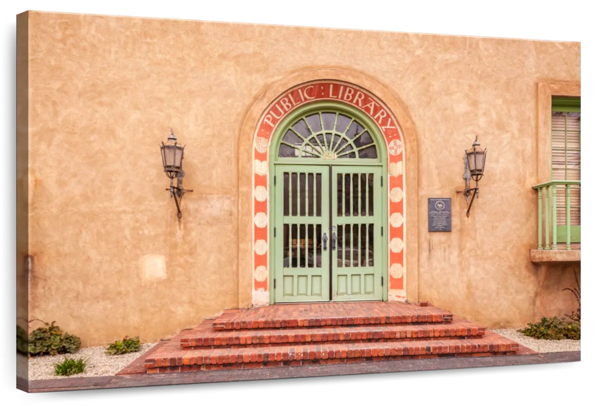 Ebern Designs Lilie Santa Fe Public Library Door | Wayfair